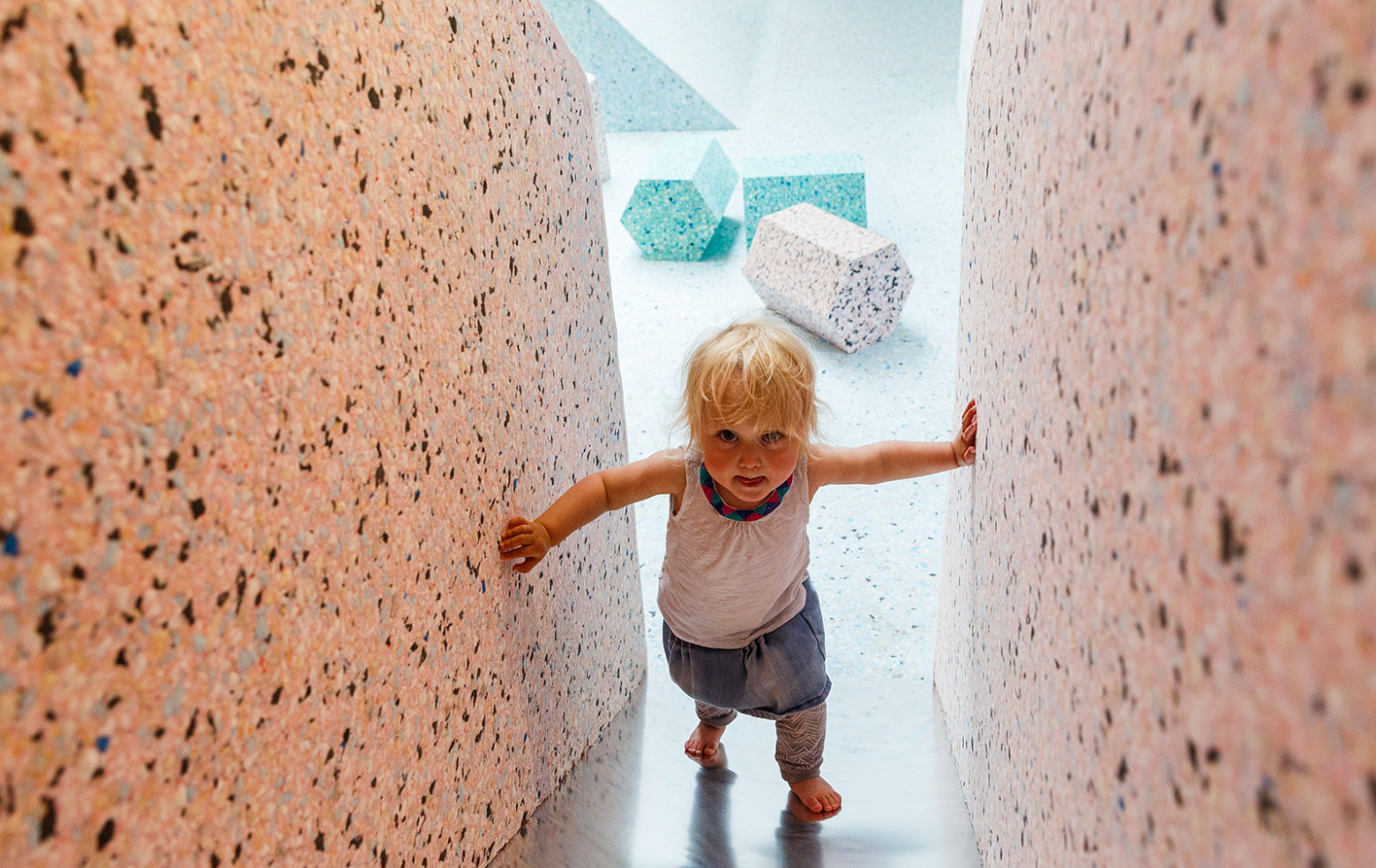 Bouncing around The Brutalist Playground by Assemble and Simon Terrill