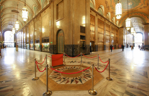 Detroit's iconic Fisher Building goes up for auction