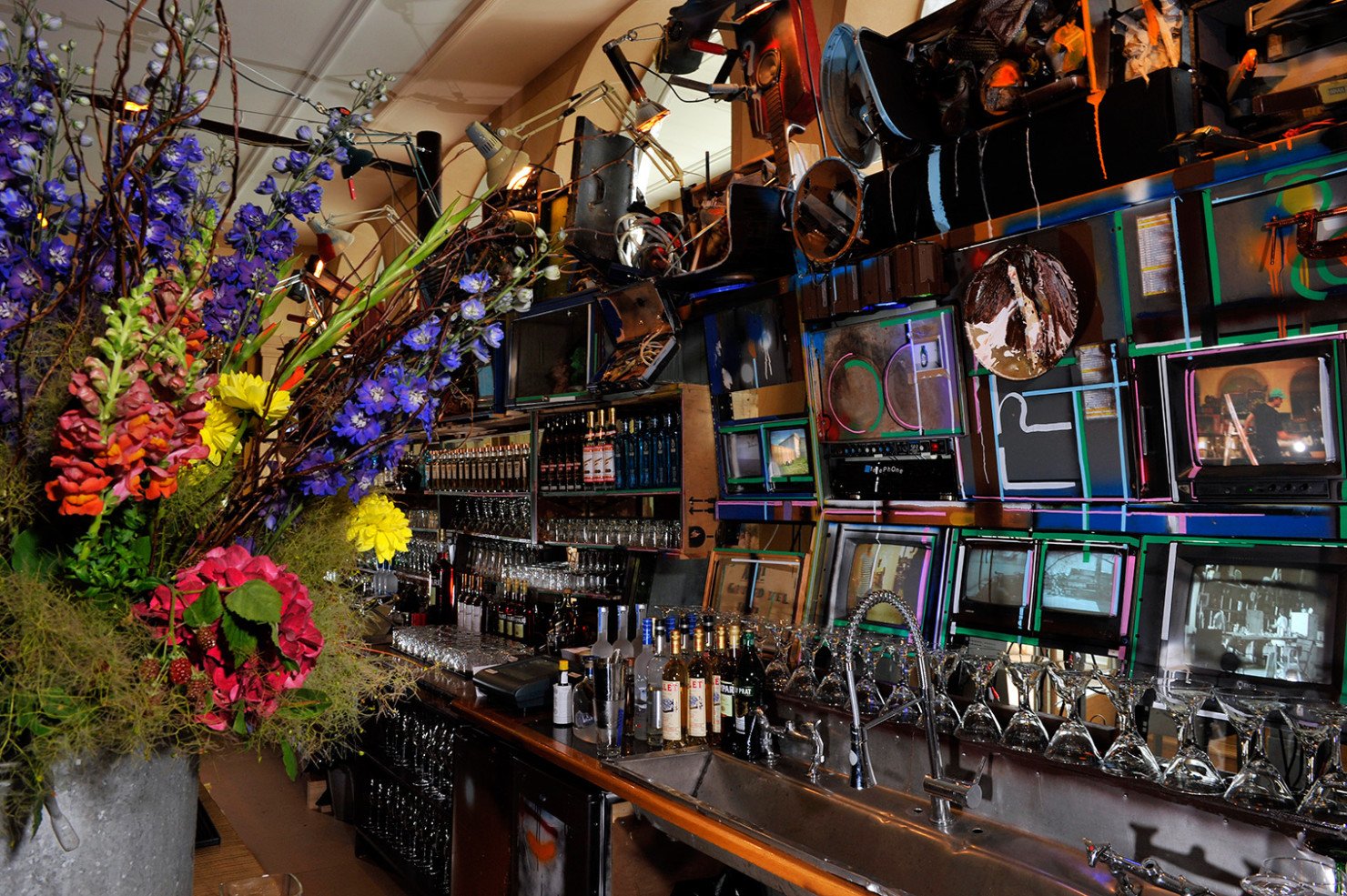 The rough and ready Roth Bar takes over Les Trois Rois hotel