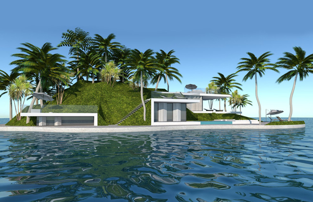Christie’s are selling private floating islands