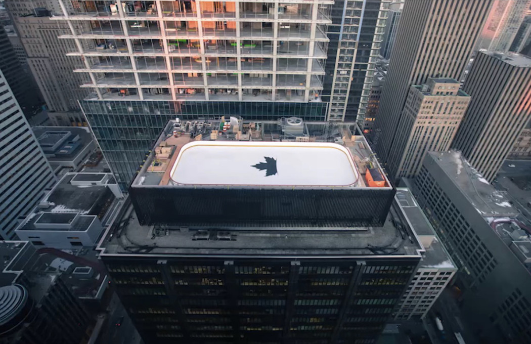An ice hockey rink lands atop a Toronto tower - The Spaces