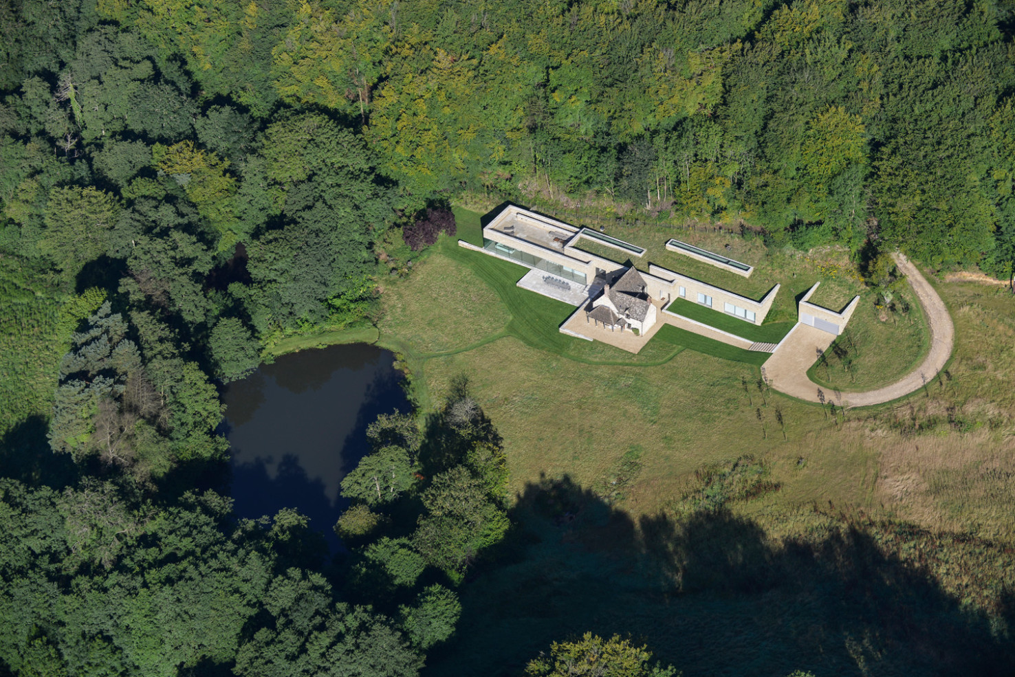 Architect Richard Found carves his home into the Cotswold landscape