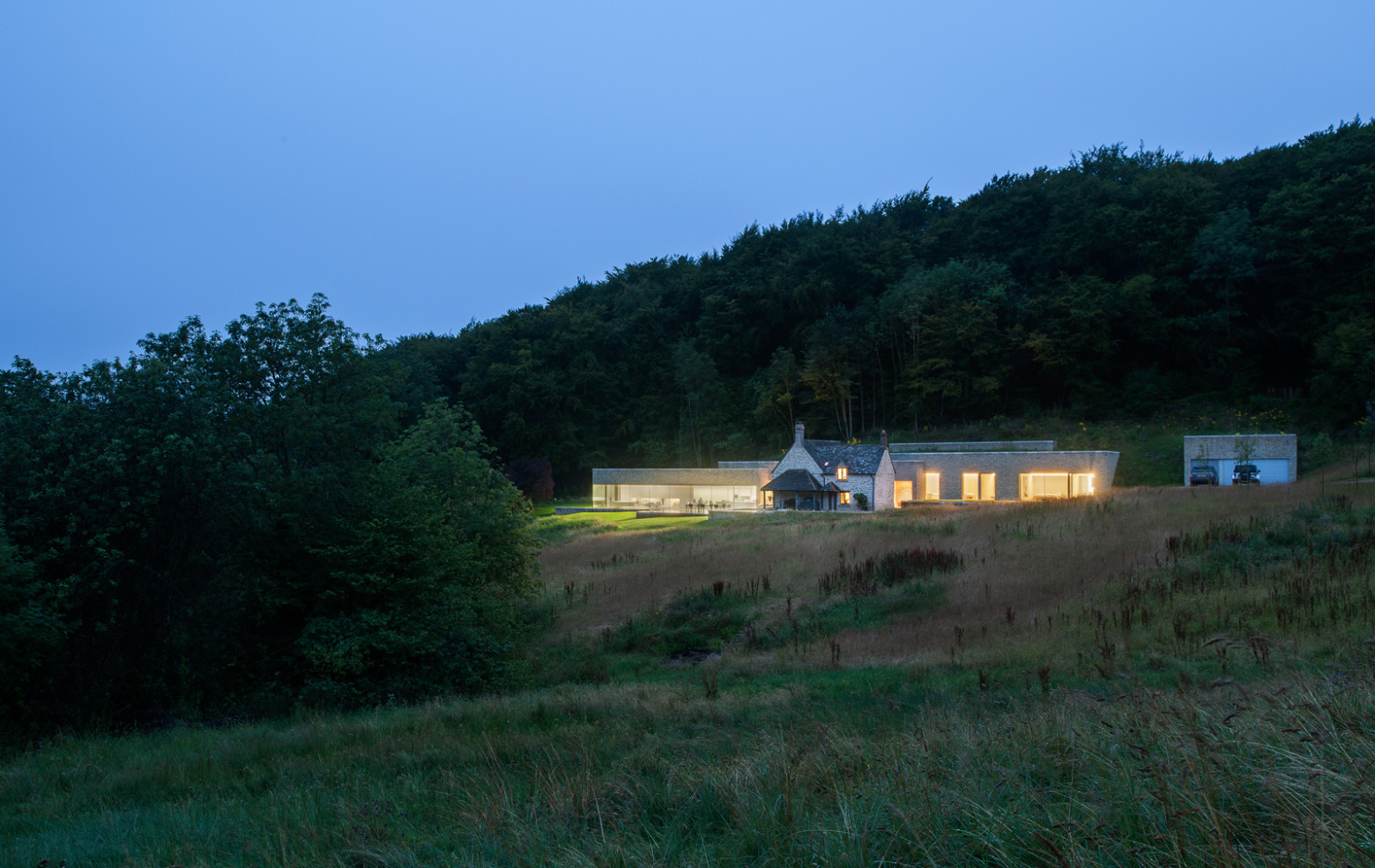 Architect Richard Found carves his home into the Cotswold landscape