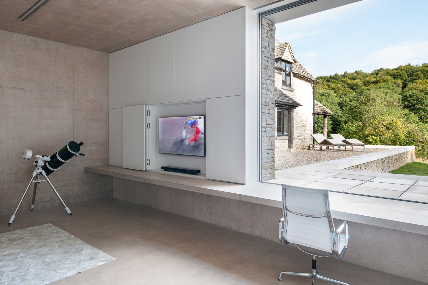 Architect Richard Found carves his home into the Cotswold landscape