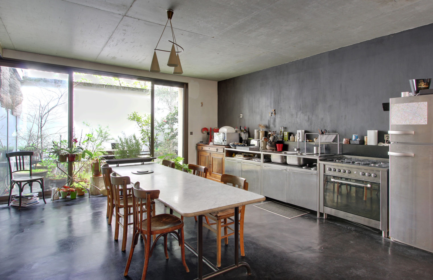 Property of the week: a Parisian home with a living wall by Patrick Blanc