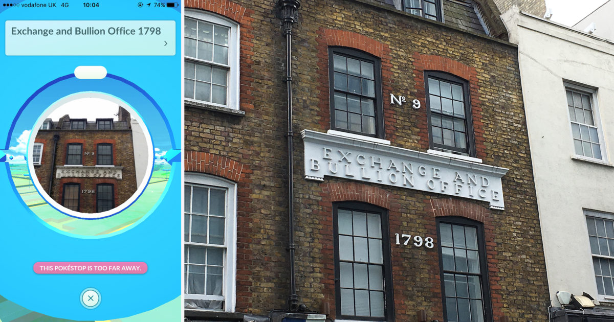 You’ll never look at London the same way again after playing Pokemon GO