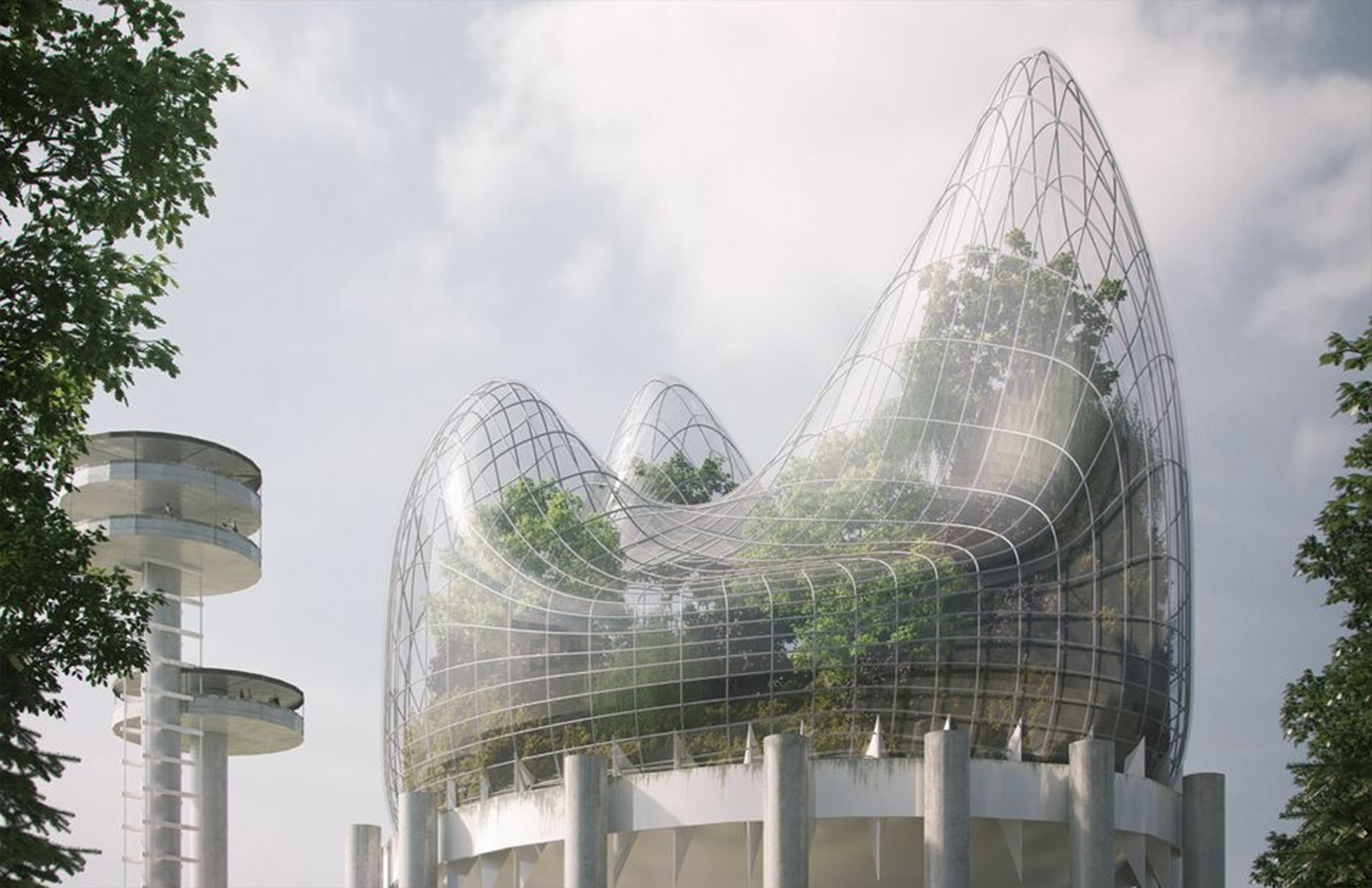 New York State Pavilion is reborn as a skygarden in competition-winning ...