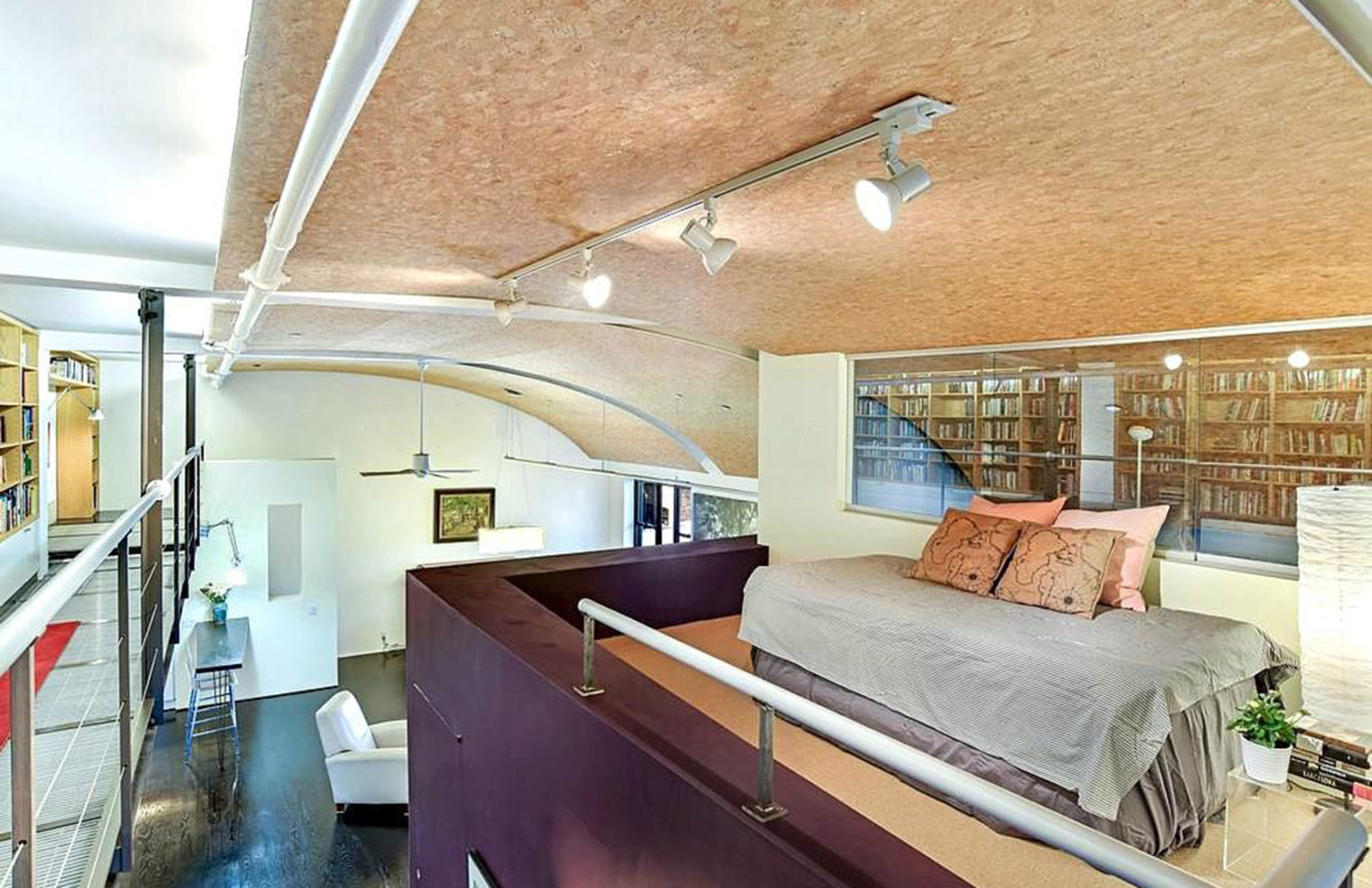 Brooklyn apartment with a 14ft-tall library hits the market for $1.7m