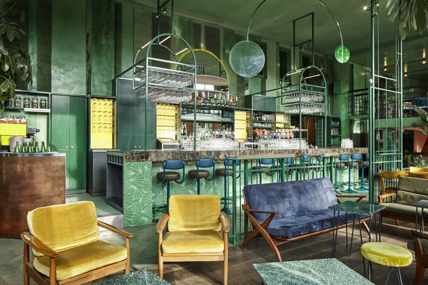 11 bars in exceptional spaces - The Spaces