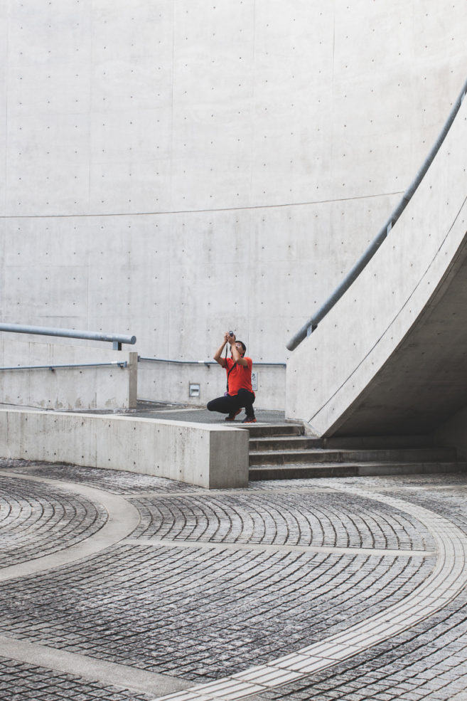Andy Donohoe photographs the concrete curves of Tadao Ando’s Sayamaike Museum