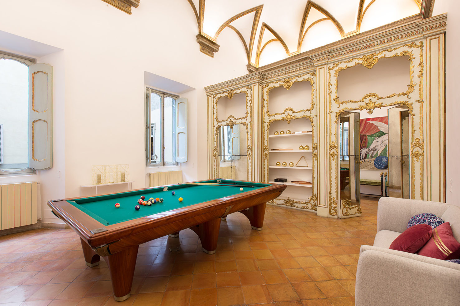 Holiday home of the week: a fresco-filled apartment in Rome