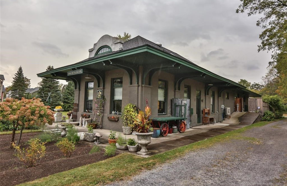 Converted train station in Upstate New York lists for $395,000 - The Spaces