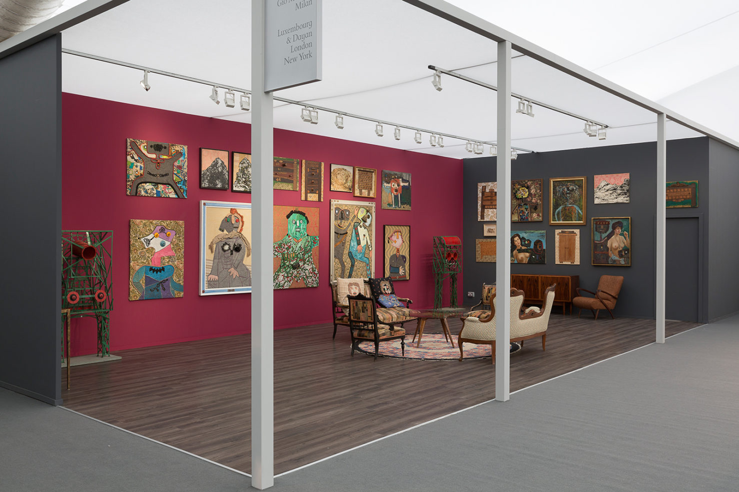 Artist Enrico Baj’s home is recreated at Frieze Masters