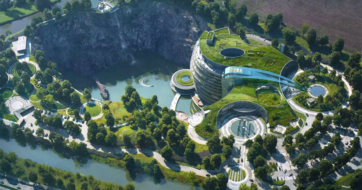 World’s first underground hotel will open in a Shanghai quarry