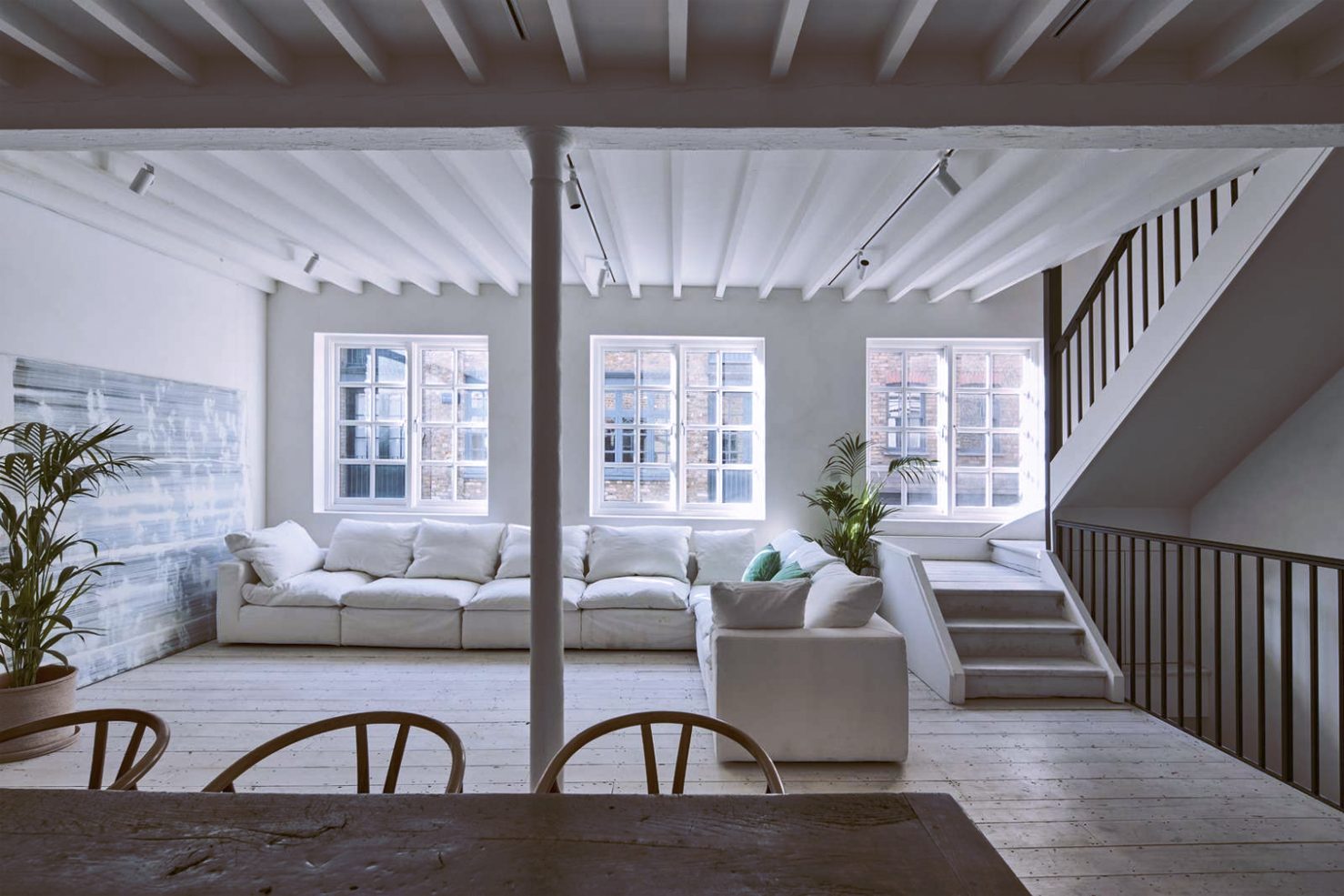 Quintessential warehouse living is on offer at this East London pad ...